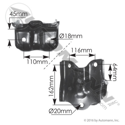 AUTOMANN MIH55593 Front Hanger