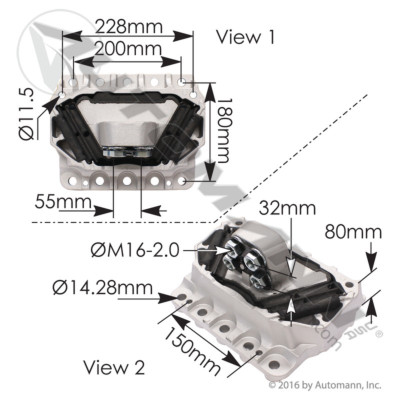 AUTOMANN MV27026 Volvo Motor Mount