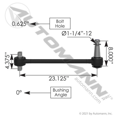 AUTOMANN TMR674 Torque Rod - 23.125"