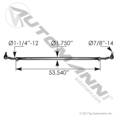 AUTOMANN 463.DS9810 Cross Tube Assembly