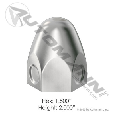 AUTOMANN Chrome Lug Nut Covers - 1-1/2"