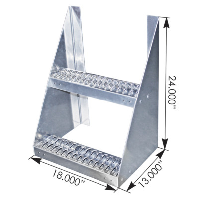 AUTOMANN 562.FS18A Aluminum Frame Step