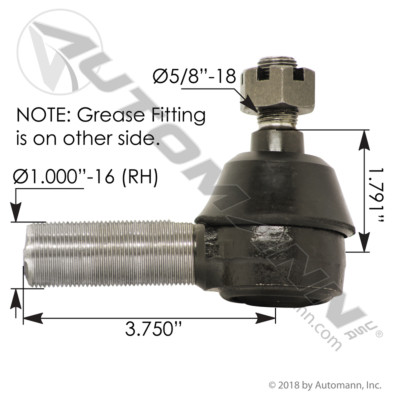 AUTOMANN 462.ES142R Tie Rod End - RH