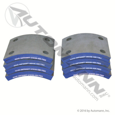 AUTOMANN Brake Lining Set: 12.25"x5.5"
