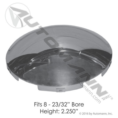 AUTOMANN Hub Cap: 5-Notch SS Steel