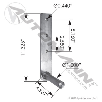 AUTOMANN M59389 Kenworth Hood Hinge Pin
