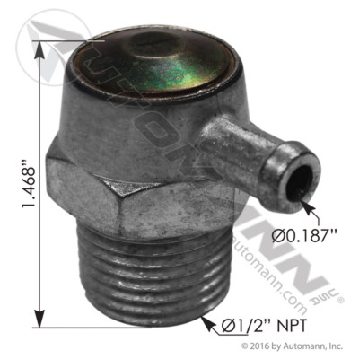 AUTOMANN 572.1031 Fuel Tank Vent