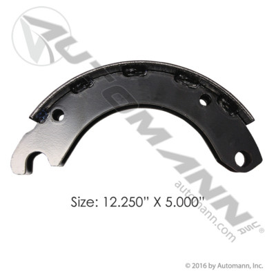 AUTOMANN Brake Shoes: 12.25" x 5"