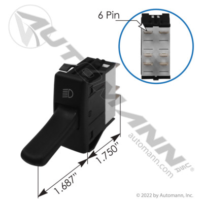 AUTOMANN 577.59634 Kenworth Headlamp Switch