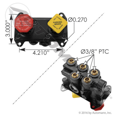 AUTOMANN 170.800257WF Dash Control Valve