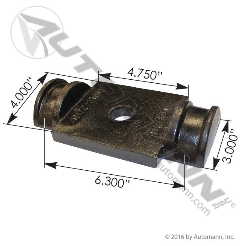 AUTOMANN M1549 U-Bolt Top Plate - 3" Round