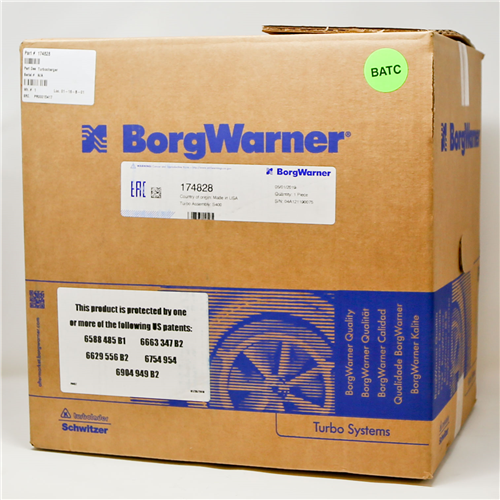 BorgWarner 174828 - New Turbocharger for Mack E7 Etech - Sadler Power ...