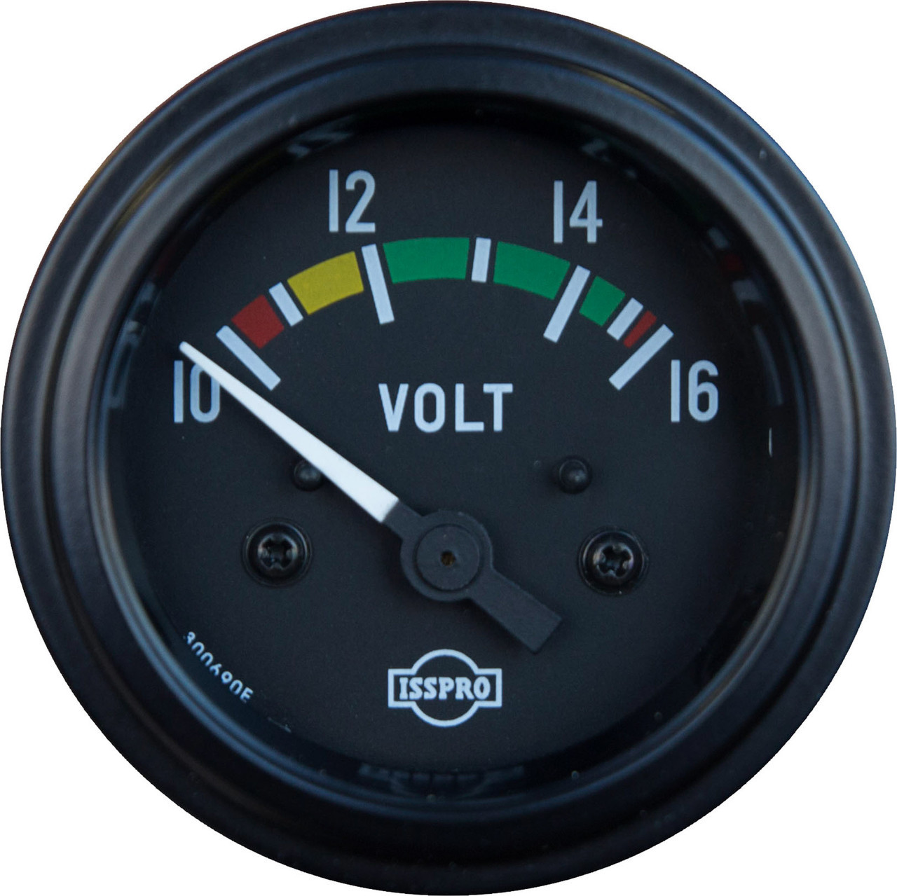 Tectran 95-2695 Voltmeter: 12V, Black Bezel