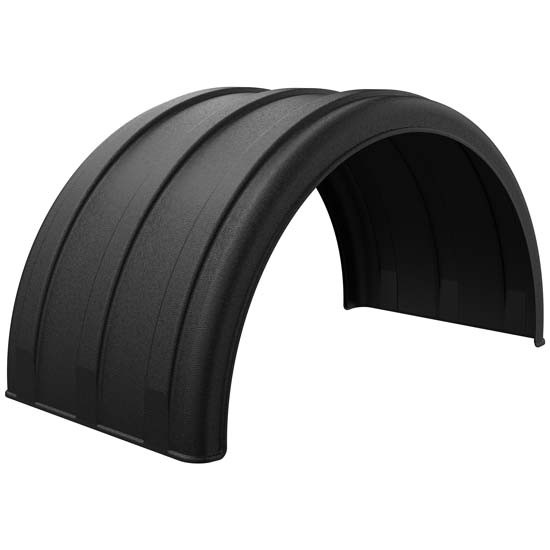 Pro-Fit Black Polyethylene Single Axle Fender - Minimizer 10001909