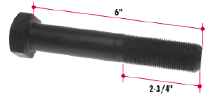 Flagg B1208-22 Spring Bolt - 1-14x6