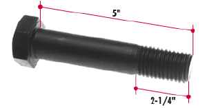 B1384-55 IH NAVISTAR SPRING PIN BOLT - Sadler Power Train Inc