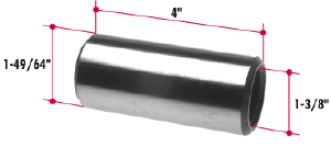 Flagg TB26: Threaded Spring Pin Bushing