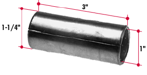 Flagg NJG-OGB Bushing: 1-1/4" x 1"