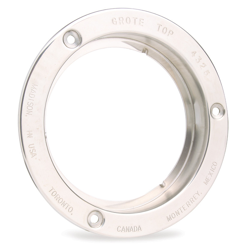 GROTE 43253-3: Steel Theft-Proof Lamp Flange