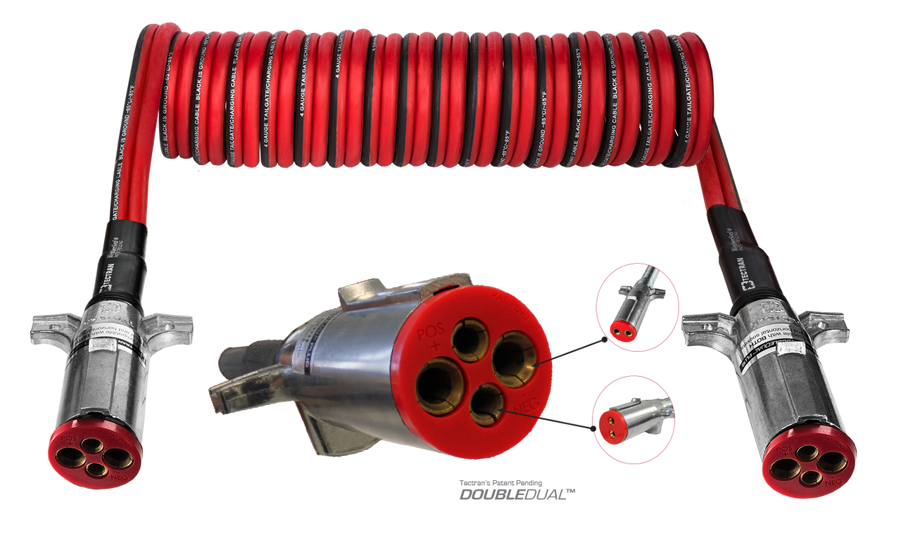 Tectran 7DDB222MW: 12ft Double Dual Power Coil