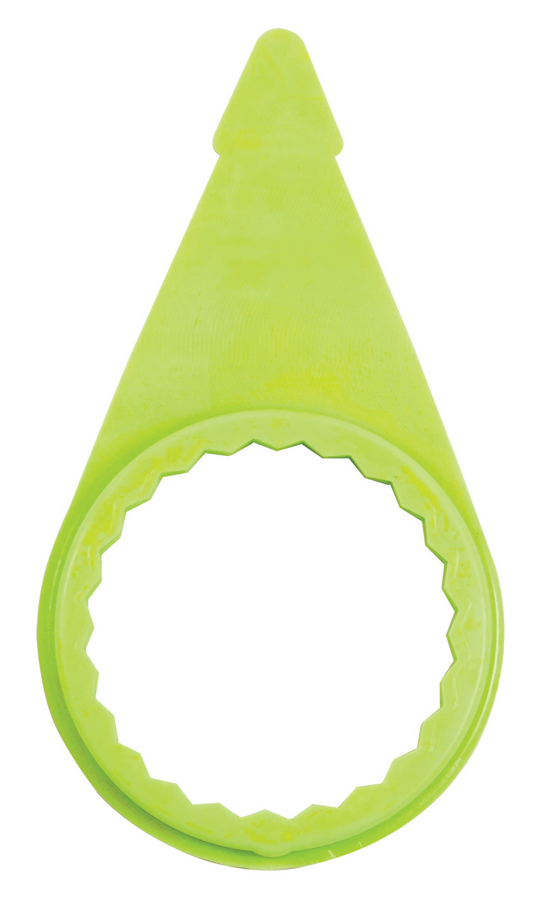 Tectran WCH01: 1 1/2" Neon Yellow Wheel Checks