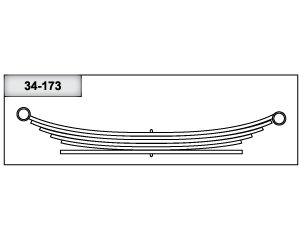 34-173 LEAF SPRING ASSEMBLY PALLET - Sadler Power Train Inc