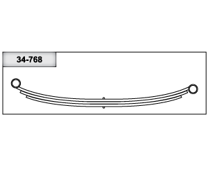 34-768 LEAF SPRING ASSEMBLY - Sadler Power Train Inc