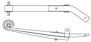 46-1309 FREIGHTLINER REAR LEAFSPRING - Sadler Power Train Inc