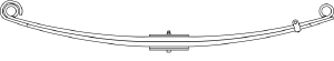 55-1216 IH NAVISTAR FRONT LEAFSPRING - Sadler Power Train Inc