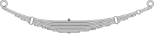 43-1285 FORD TRUCK REAR LEAF SPRING - Sadler Power Train Inc