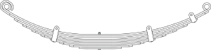 43-496 LEAF SPRING ASSEMBLY - Sadler Power Train Inc