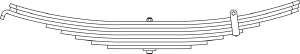 TRA2732 TRAILER SPRING - Sadler Power Train Inc