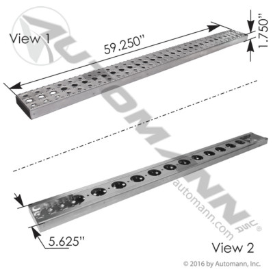 AUTOMANN M46150 Freightliner Fuel Tank Step