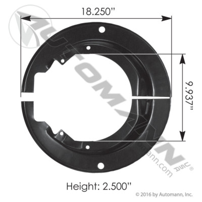 AUTOMANN 156.1005 Dust Shield - 16"