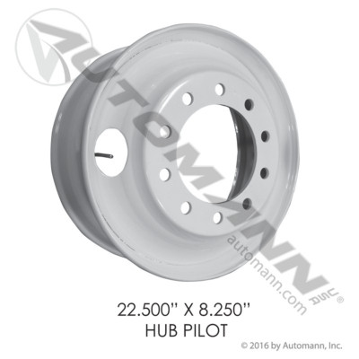 AUTOMANN 24.5" Steel Wheel - 7400lbs