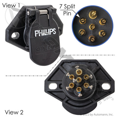 AUTOMANN PHI16-720: 7-Pin Waterproof Socket