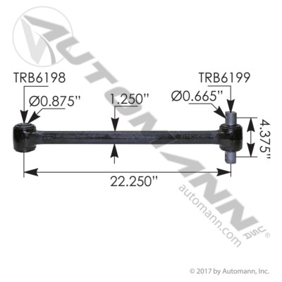 AUTOMANN TMR9667 Mack Torque Rod