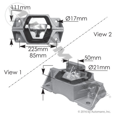 AUTOMANN M62247 Mack Motor Mount