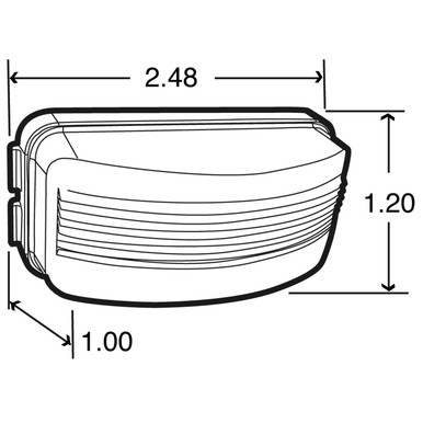 TRUCK-LITE 15205 LED License Light