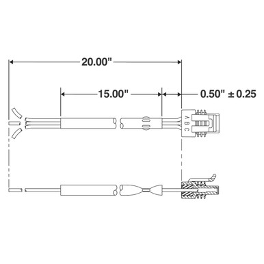 TRUCK-LITE 9465 Harness: 20" Signal-Stat