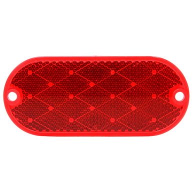 TRUCK-LITE 98031R Red Oval Reflector