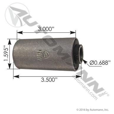 AUTOMANN MR672 Dodge Rubber Bushing