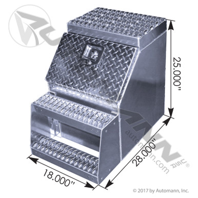 AUTOMANN 562.SB18A: Aluminum Step Toolbox