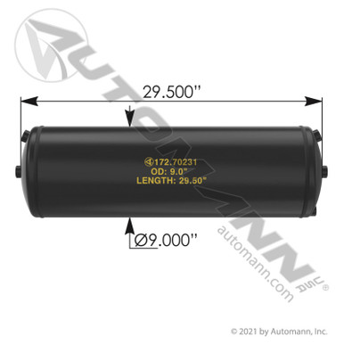 AUTOMANN 172.70231 Freightliner Air Tank