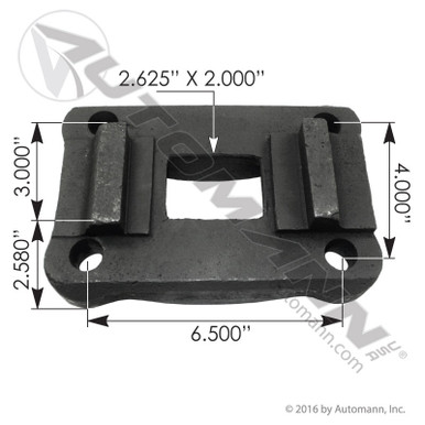 M552 IH NAVISTAR U BOLT BOTTOM PLATE - Sadler Power Train Inc