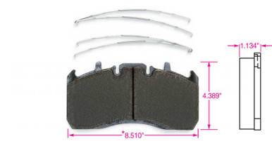 MARATHON DSTP1323: Meritor Brake Pads