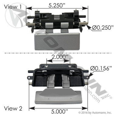 AUTOMANN HLK2510 Kenworth Latch