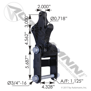 AUTOMANN MHS50744: Hendrickson Shackle Kit