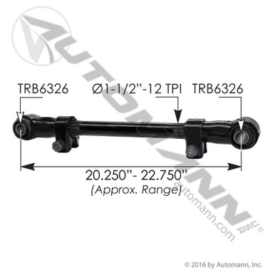 AUTOMANN TR025 Torque Rod Arm: Adjustable