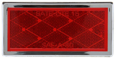 TRUCK-LITE Red Rectangle Reflector - #32